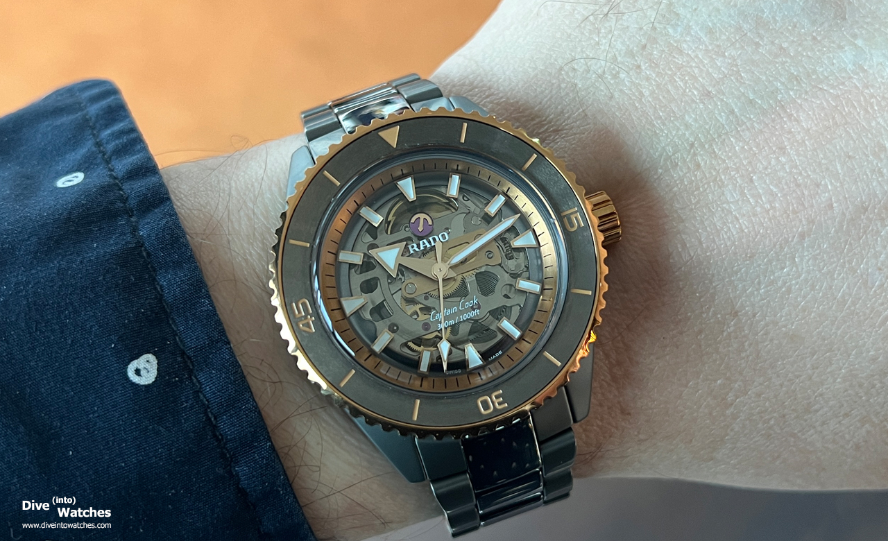 Rado: Captain Cook High-Tech Ceramic Skeleton – Dive into Watches